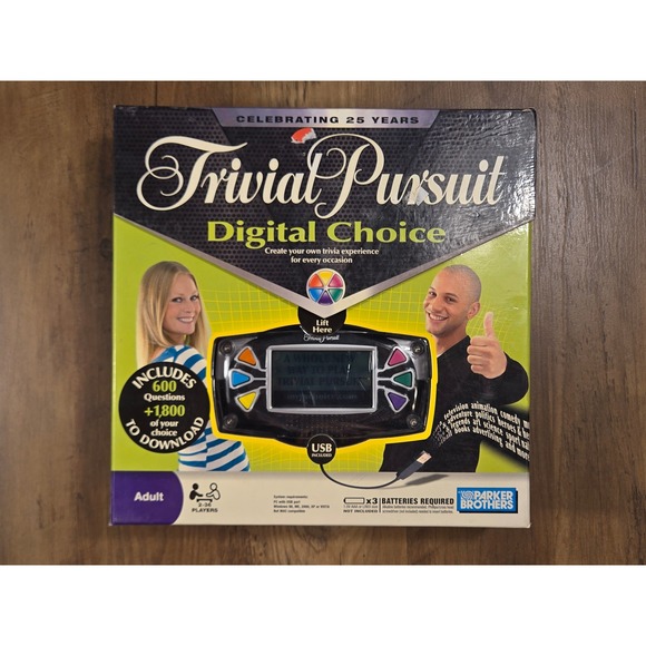 Parker Brothers | Games | Parker Brothers Trivial Pursuit Digital ...